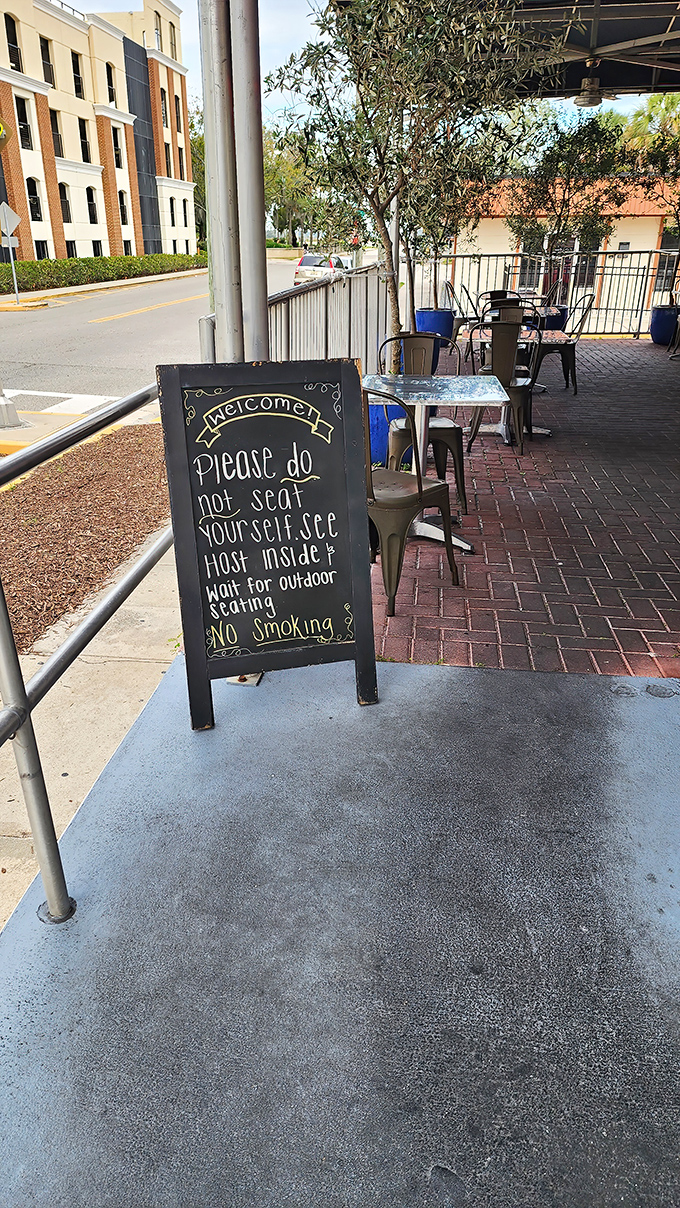 Vintage signage that promises authentic diner experience and delivers on every delicious word.
