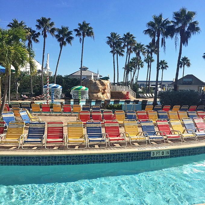 Resort pool paradise where the hardest decision is choosing between poolside lounging or beach exploration.