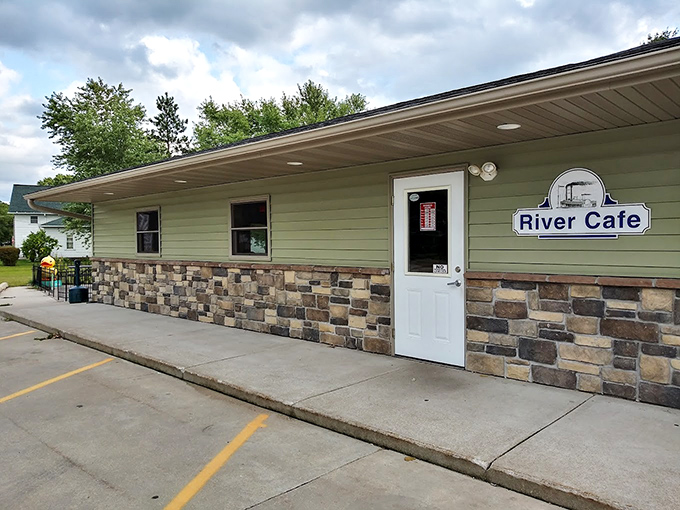 The River Caf&eacute; doesn't need fancy signage when the food speaks volumes. Local diners know authentic flavor trumps pretentious presentation every time.