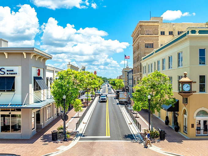 Downtown streets so clean and inviting you'll wonder if you've wandered onto a movie set rather than a real Florida town.