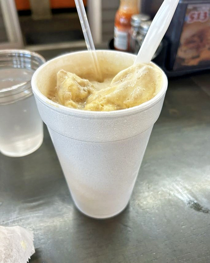 The root beer float&mdash;where creamy vanilla ice cream meets spicy root beer in a foam cup symphony that's worth every brain freeze.