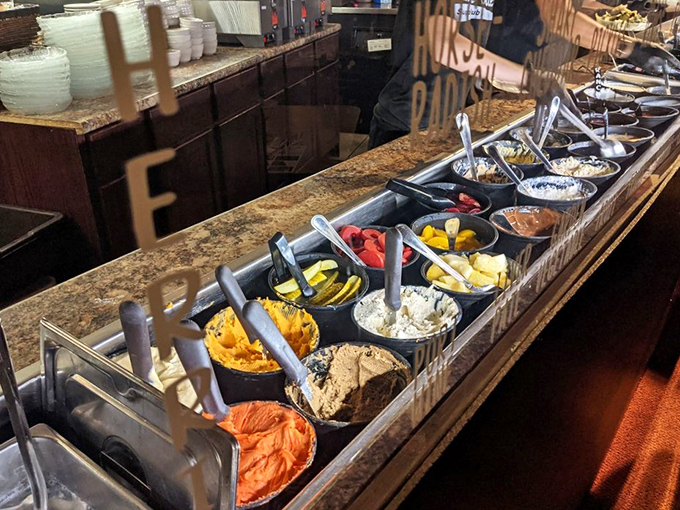 The salad bar&mdash;that magnificent Wisconsin institution&mdash;stands ready with enough toppings to transform simple greens into a masterpiece of crunch and flavor.