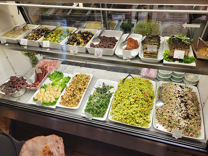 The deli case displays a rainbow of salads and sides that make choosing just one the day's most difficult decision.