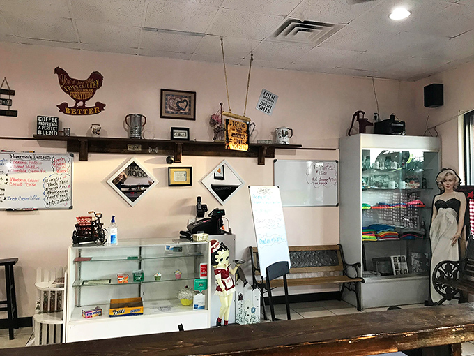 The service counter stands ready, like a delicious checkpoint between hunger and pure satisfaction.