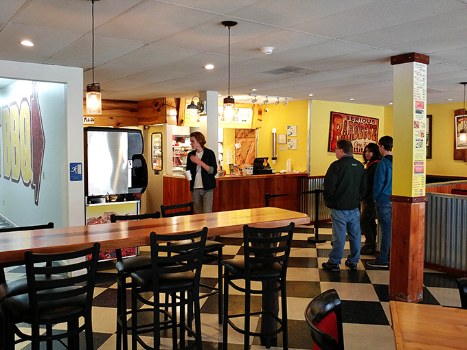 From this angle, you can almost hear the sizzle and smell the smoke that makes everything special.