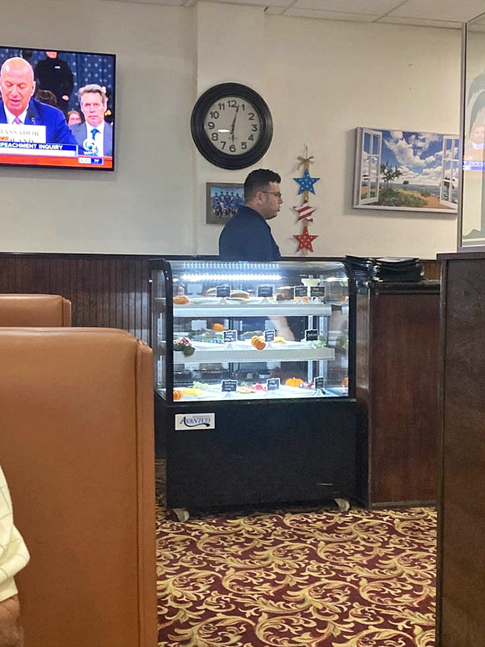 Another view of command central, where orders fly out with the precision of a Swiss watch.