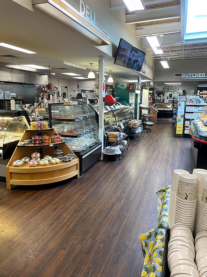 The deli counter—where sandwich dreams are born and difficult decisions must be made. Choose wisely, my friends.