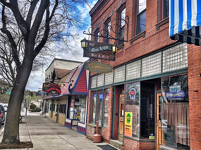 These storefronts aren't trying to create an artificial "Main Street USA"&mdash;they're the real deal, housing businesses that have served generations of locals.