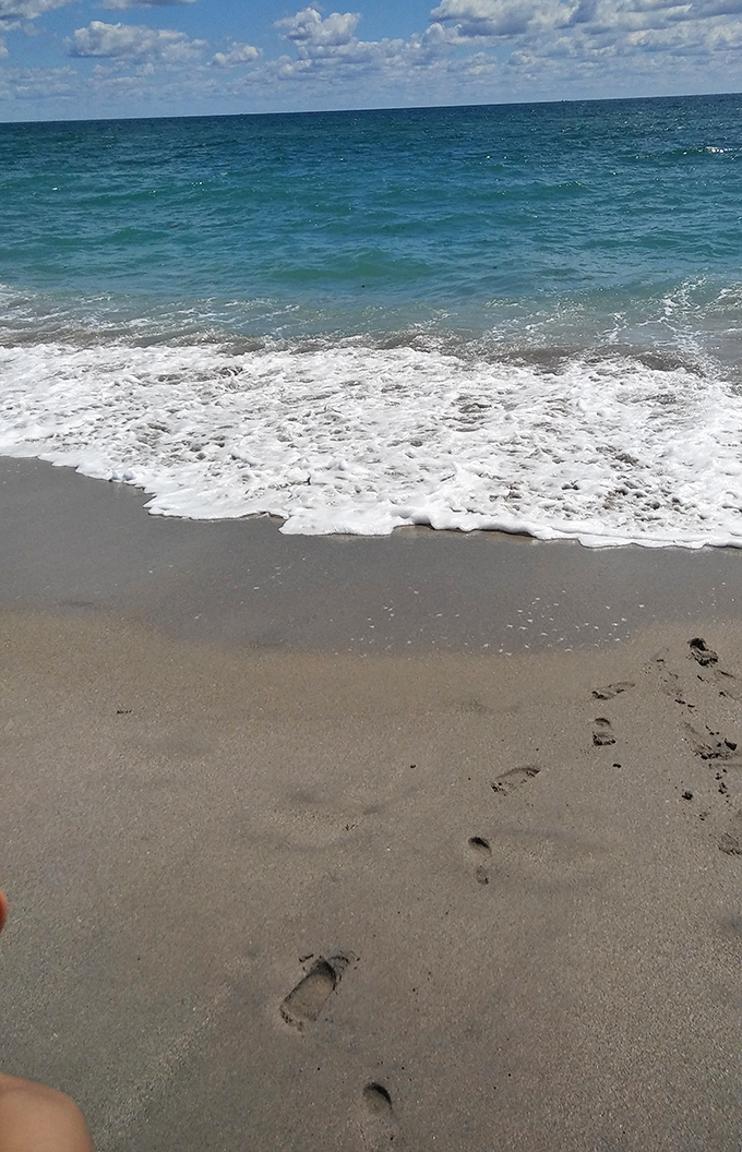Where the Atlantic meets your toes. Those footprints will wash away, but the memory of that perfect beach day won't.
