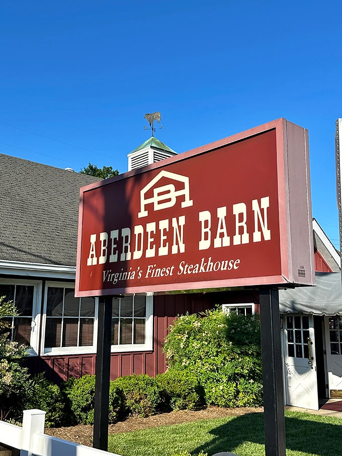 "Virginia's Finest Steakhouse" isn't just a slogan&mdash;it's a mission statement. The iconic sign welcomes hungry visitors to a Charlottesville institution.