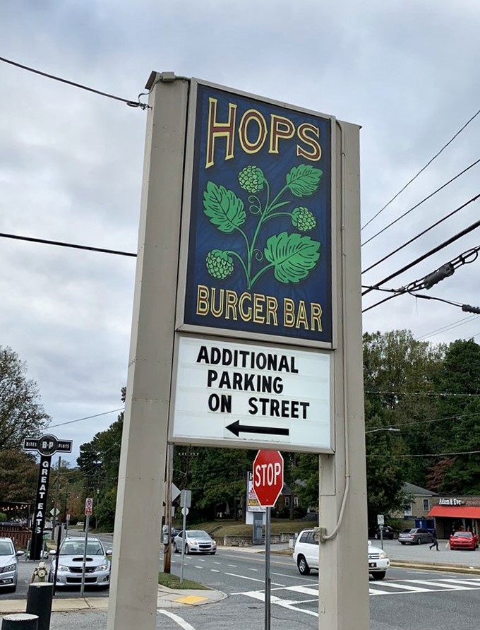 Simple signage that doesn't oversell itself because the food inside does all the talking necessary.