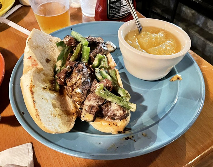 The sirloin sub stands proud, even if it knows it's playing second fiddle to those wings.