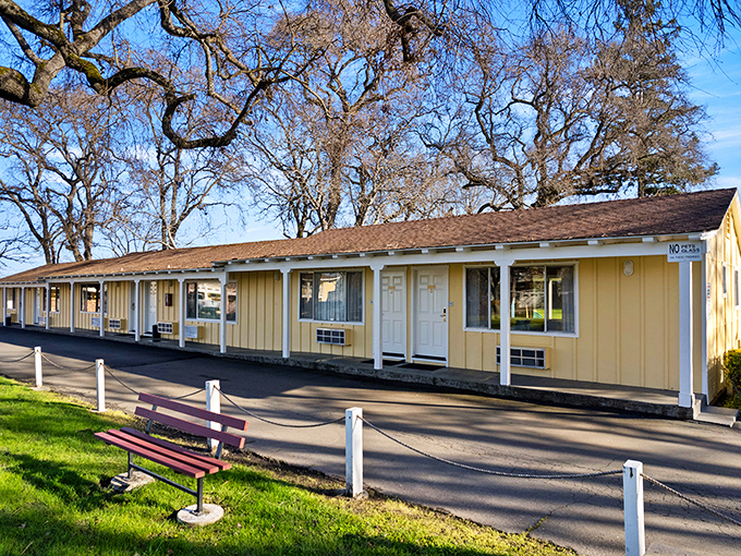 These lakeside rooms offer the kind of no-frills comfort that reminds you vacation is about the view outside your window, not the thread count inside.