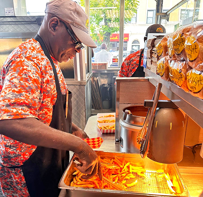 Skilled hands that know exactly how long those fries need to swim in hot oil&mdash;the unsung heroes behind perfect barbecue sides.