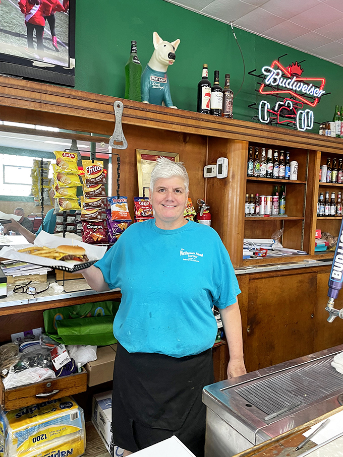 The friendly staff keeps the operation running smoothly, delivering those famous burgers with efficiency and warmth. Their expertise is measured in decades, not training manuals.