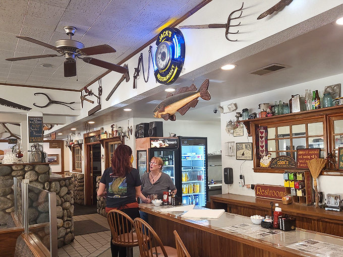 Friendly staff work their magic behind the counter, turning simple ingredients into the comfort food memories are made.