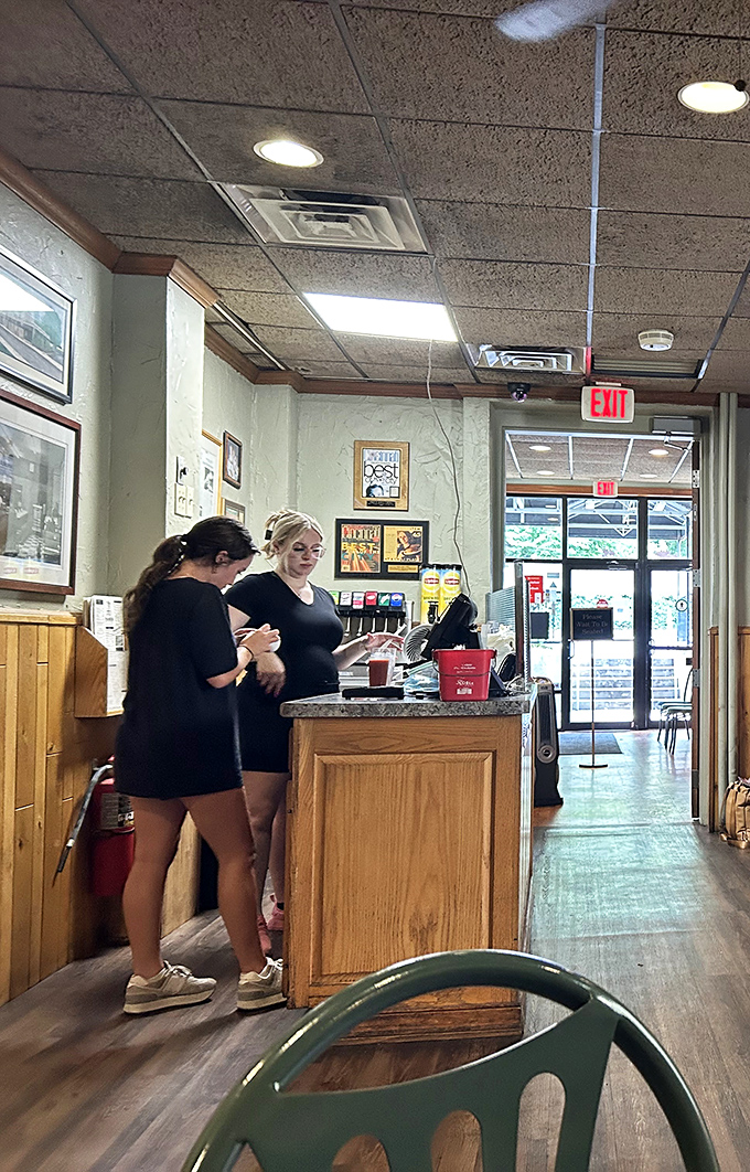 The staff moves with the practiced choreography that comes from years of service. They've seen it all, from first dates to retirement celebrations.