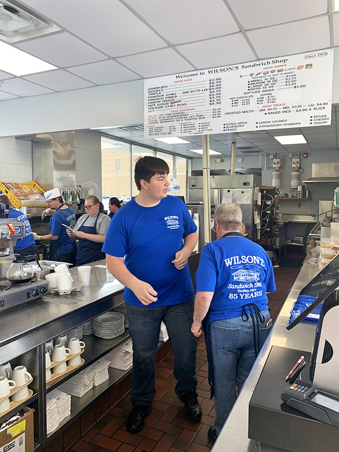 The blue-shirted crew keeps the Wilson's tradition alive &ndash; orchestrating a delicious symphony that's been playing to sold-out crowds for generations.