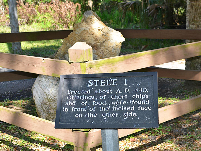 This ancient marker stands like a prehistoric exclamation point, punctuating the landscape with silent significance.