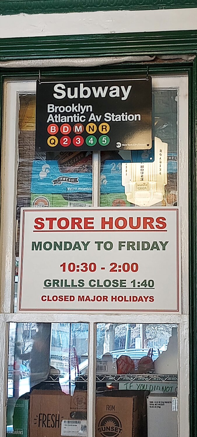 The most important sign in Harrisburg. These limited hours create a sense of urgency that makes each sandwich taste even better.