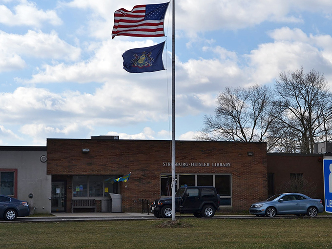 Even Strasburg's church radiates character with its striking red brick, pointed tower, and stained glass windows that have witnessed countless prayers.