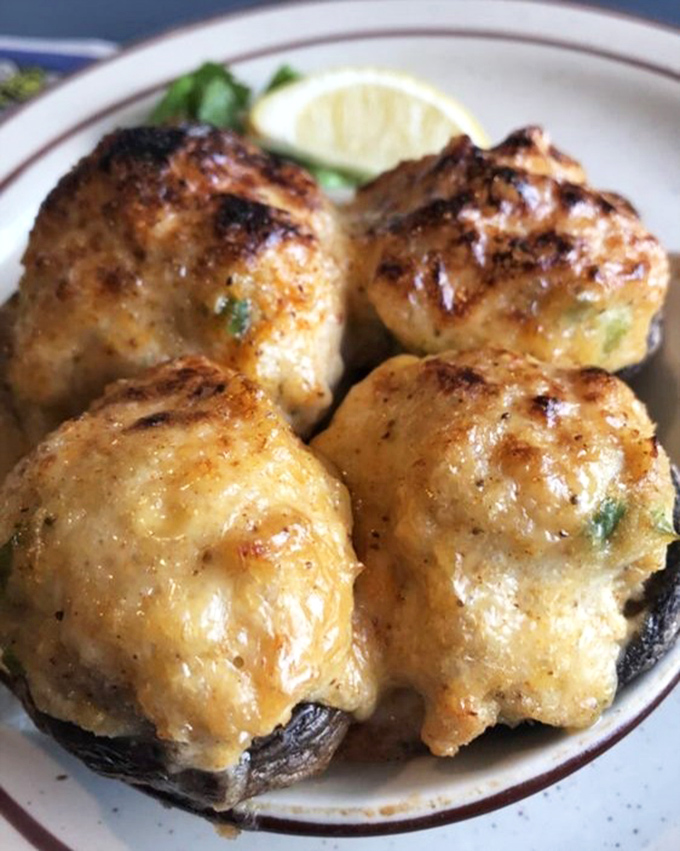 Stuffed mushrooms that prove appetizers can be just as memorable as the main event itself.