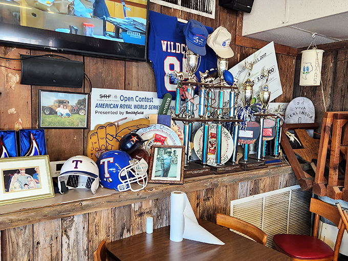 Those trophies aren't just decoration&mdash;they're the hardware version of "I told you so" for anyone who doubted their barbecue prowess.