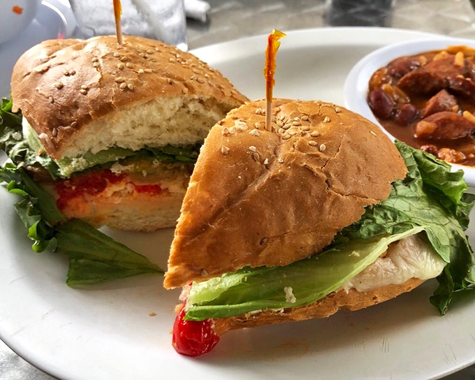 A sandwich that proves vegetables can be just as indulgent as their meaty counterparts&mdash;fresh, colorful, and substantial enough to satisfy even dedicated carnivores.