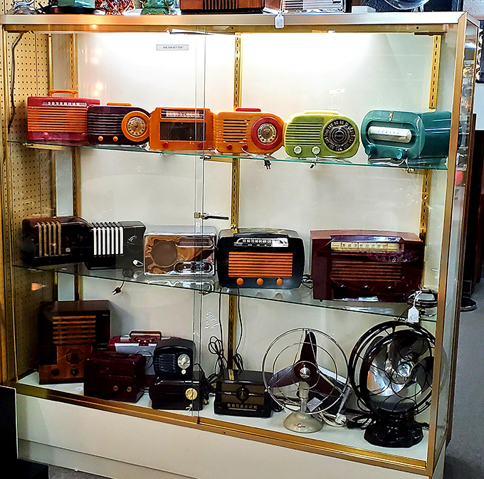 Radios from when families gathered around one device for entertainment &ndash; imagine that concept today!