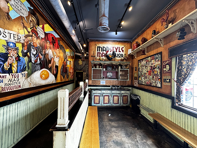 The waiting area where anticipation builds like kids counting down to Christmas morning.