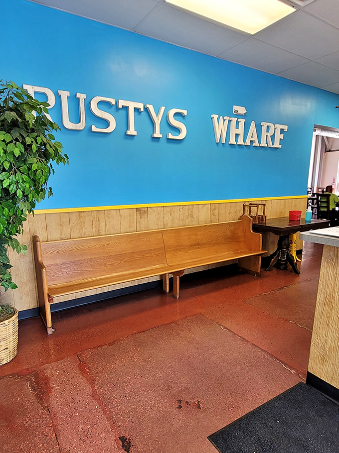 A cozy waiting area where anticipation builds for the culinary adventure ahead of you.