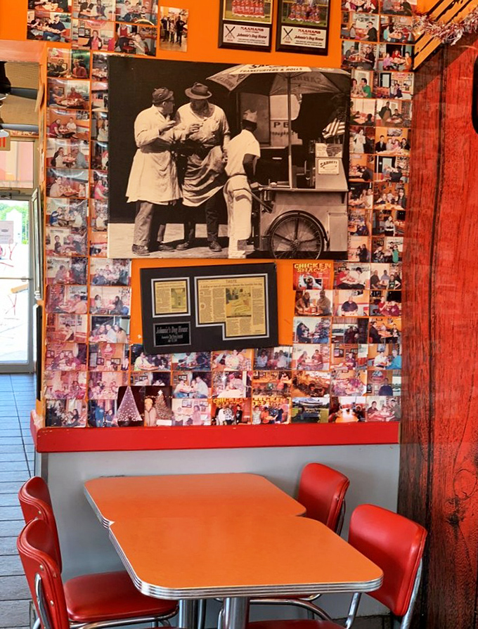 A wall of memories tells the story of a beloved local institution where food and community have been inseparable for years.