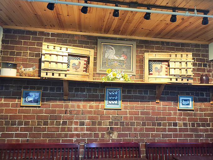 Simple decorations adorn walls that have witnessed countless first bites and the wide-eyed expressions that follow.