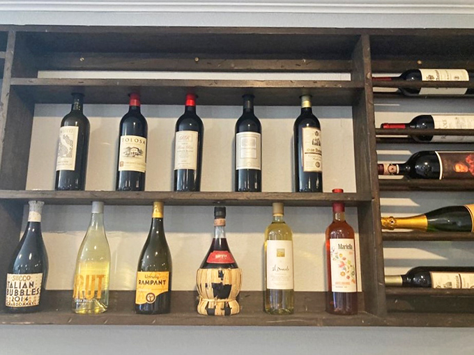 A wine selection that says, "Yes, we're serious about barbecue, but we're not barbarians." Pairing possibilities that would make a sommelier smile.