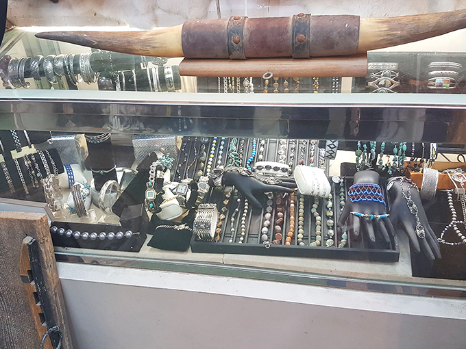 Jewelry displays sparkle with possibilities &ndash; somewhere in there is the perfect gift you didn't know existed.