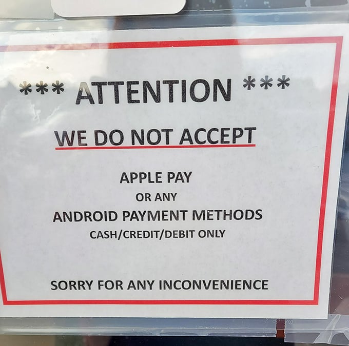 Old-school payment methods for old-school dining. Some traditions, like paying with actual money, die hard at beloved diners.