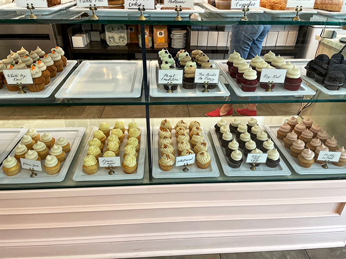 Sweet endings await in this dessert case &ndash; because no meal is complete without something sugary.
