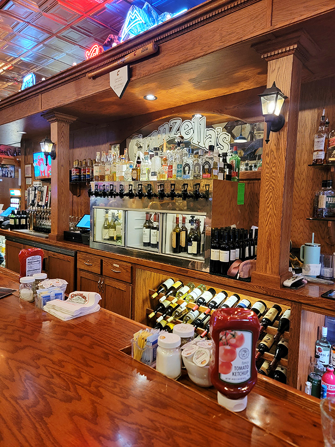 The bar area &ndash; where locals gather to debate sports teams and travelers toast to surviving another stretch of I-5.