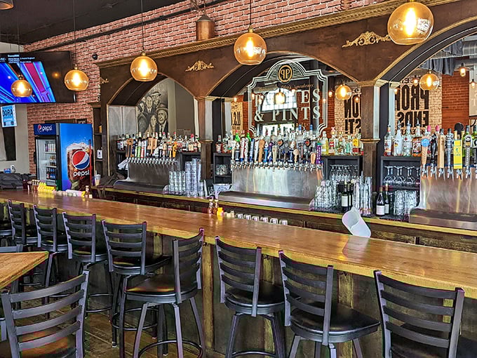 Bar goals achieved! With an impressive lineup of taps and spirits, this isn't just a place to drink &ndash; it's a liquid library of possibilities.