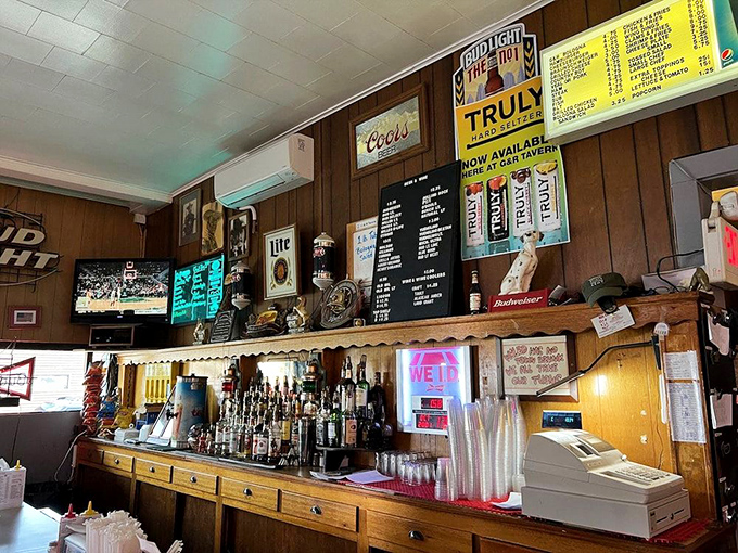 The bar area &ndash; where sports on TV and cold drinks create the perfect backdrop for the main event happening on your plate.