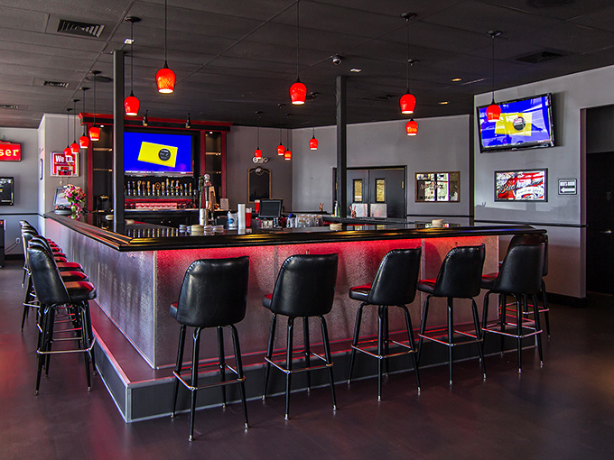 Another angle reveals the no-nonsense charm that lets the food do all the talking here.