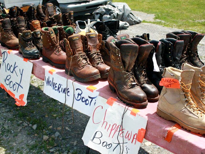 These boots were made for working! From Rocky to Wolverine, these leather workhorses are ready to tackle everything from construction sites to backyard projects.