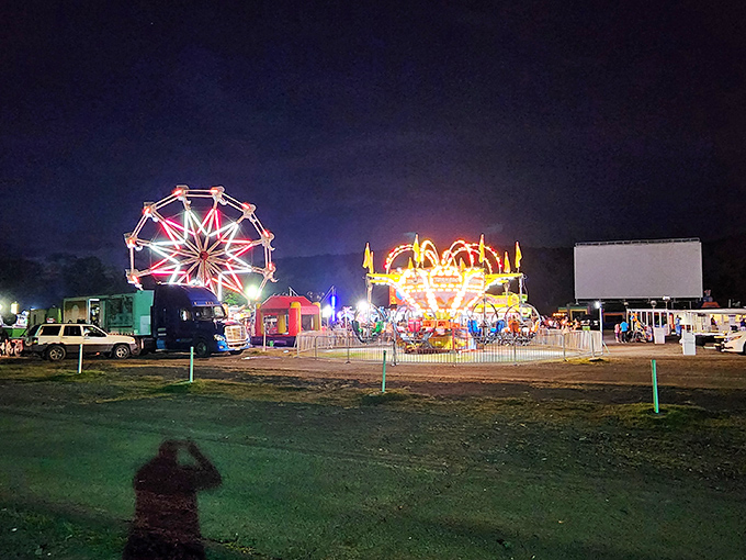 The Circle transforms into a carnival wonderland for special events, adding Ferris wheel magic to its cinematic charms.
