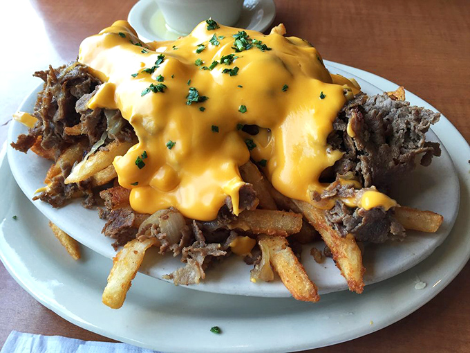 Disco fries: where French fries, cheese, and thinly sliced beef come together for a party that your taste buds won't want to leave.
