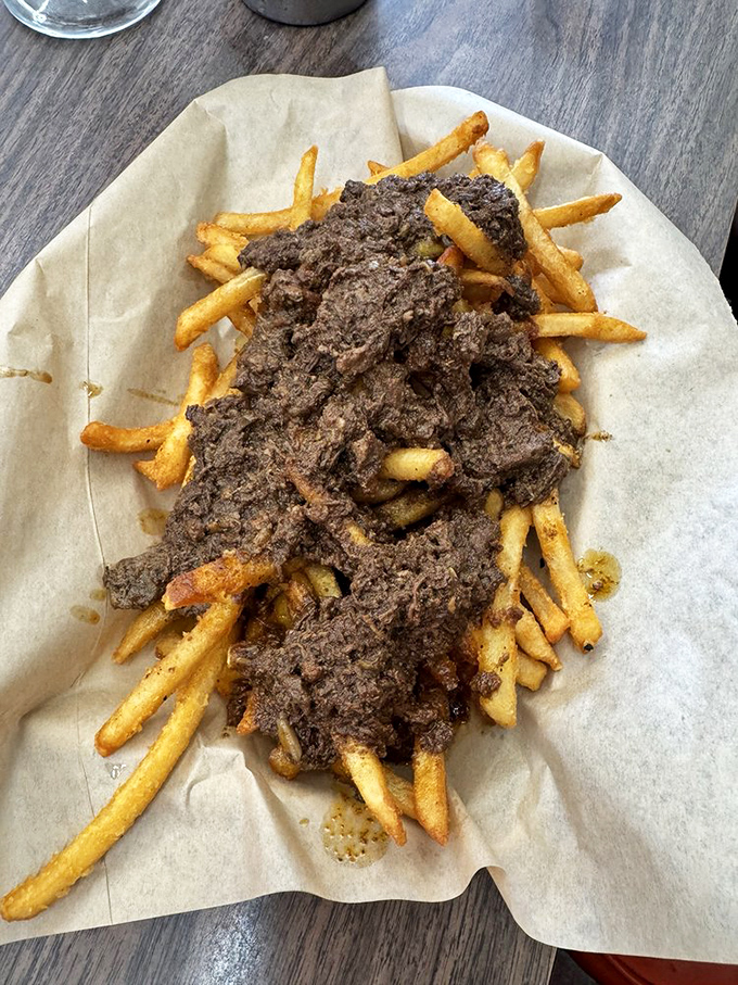 Chili fries that laugh in the face of utensils&mdash;a glorious avalanche of beefy goodness that transforms ordinary fries into something worth driving across town for.