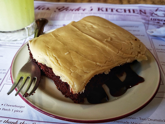Chocolate cake with caramel icing that's more decadent than a royal wedding and infinitely more satisfying.