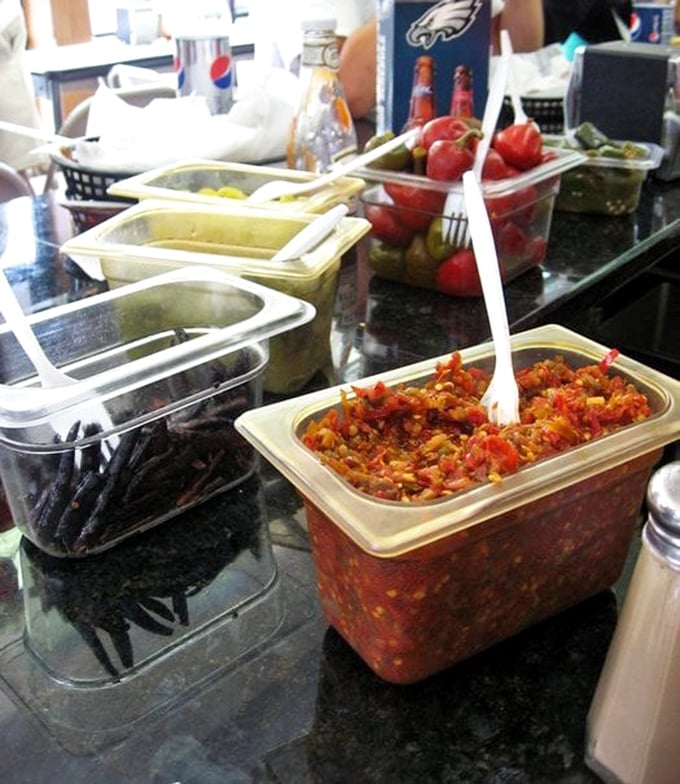 The condiment station &ndash; where good sandwiches become great and great sandwiches become legendary with just a few strategic additions.