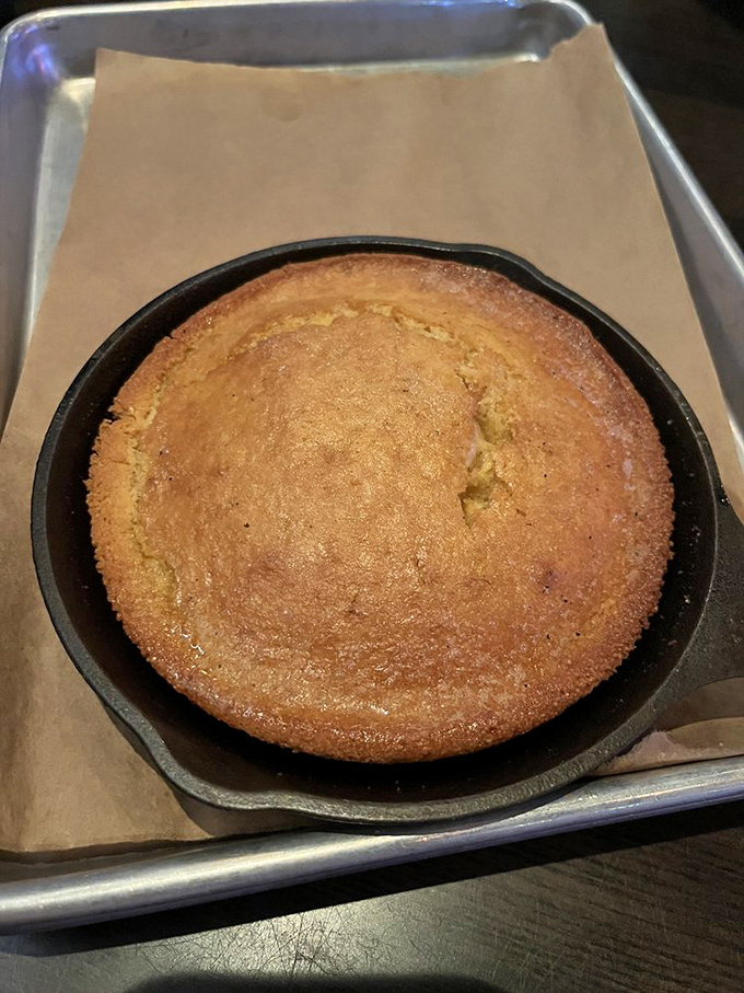 Cornbread that could broker peace treaties &ndash; sweet, savory, and impossible to argue with.