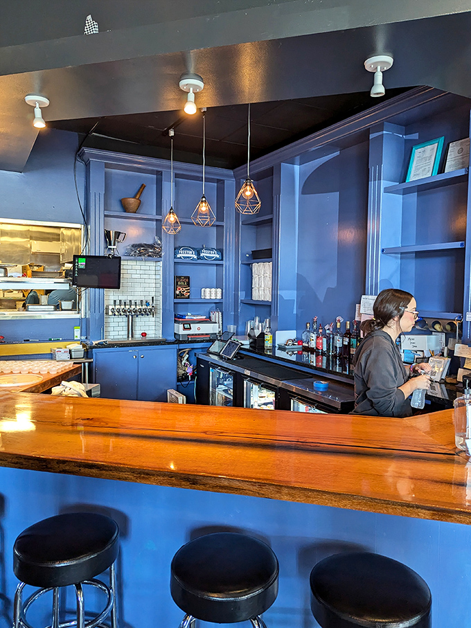 Behind this counter, burger magic happens daily &ndash; where skilled hands transform simple ingredients into edible works of art.