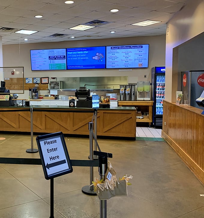 The counter where dreams come true in the form of freshly prepared Southern favorites. Order everything&mdash;you can diet tomorrow.